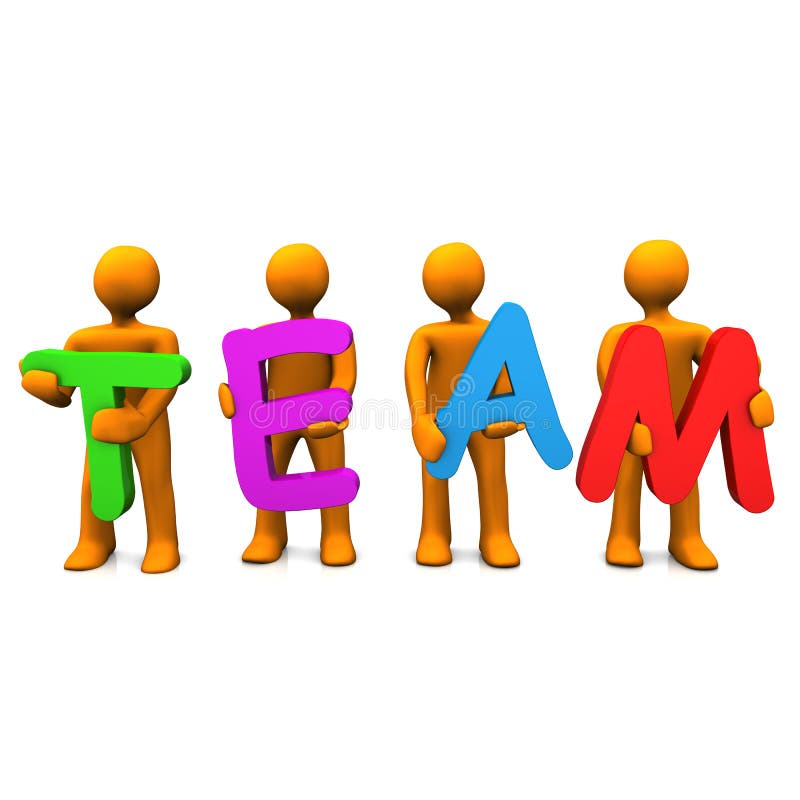 Team stock illustration. Illustration of manikin, woman - 29779132