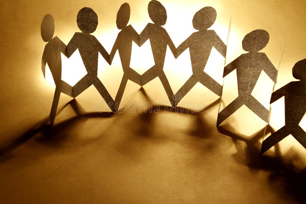 Team stock photo. Image of paper, doll, males, partner - 26139268