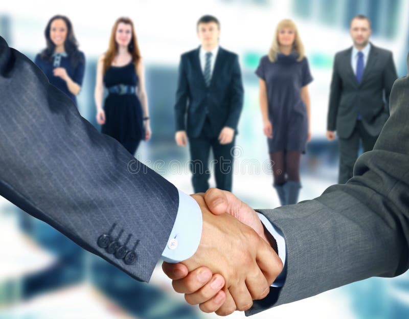 Shake hands stock photo. Image of males, natural, standing - 16290258