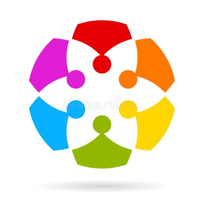 Team Work Abstract Stock Illustrations – 53,293 Team Work Abstract ...