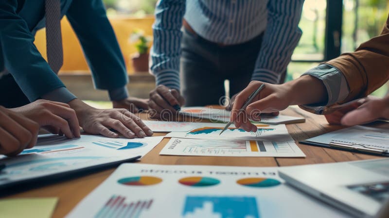 A Team of Analysts Studying Consumer Behavior Data To Identify ...