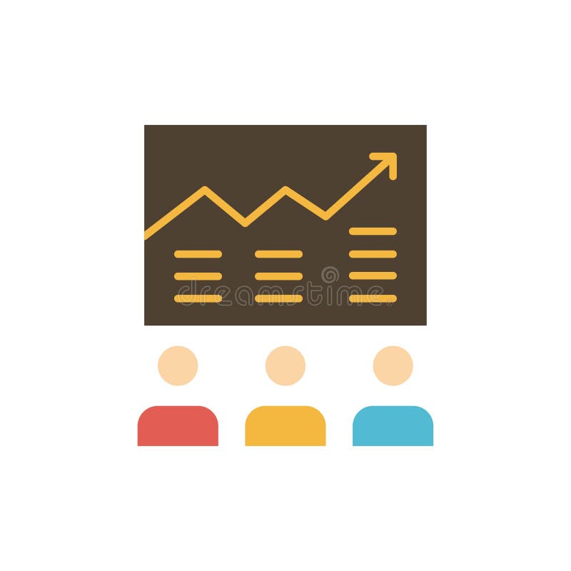 Team, Arrow, Business, Chart, Efforts, Graph, Success Flat Color Icon ...