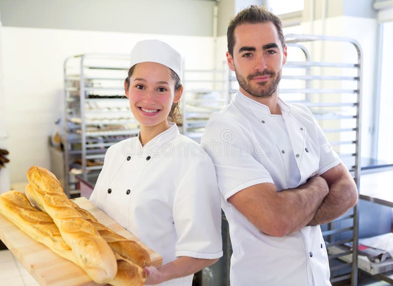 Team of Bakers Working at the Bakery Stock Image - Image of women, work ...