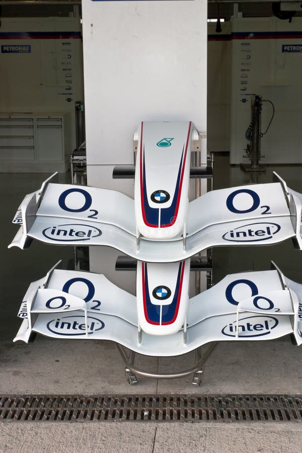 Front Wing of Sauber Racing Car in 2012 F1 Editorial Stock Image ...