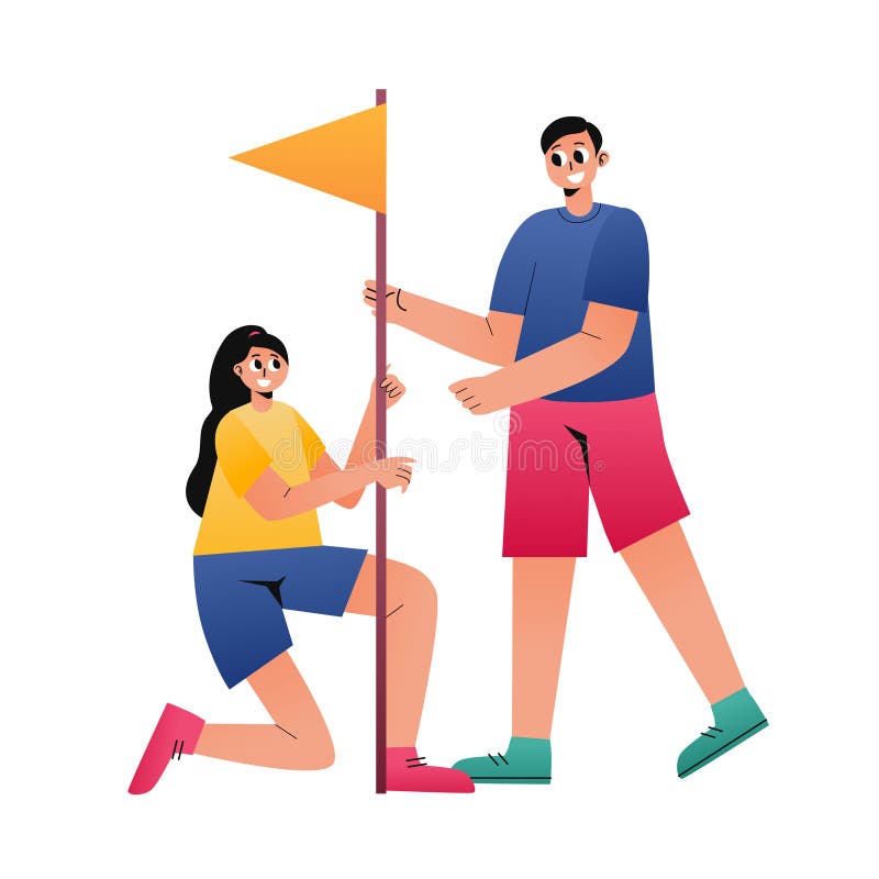 Building Strong Bonds: Team Bonding Activities Stock Illustration ...