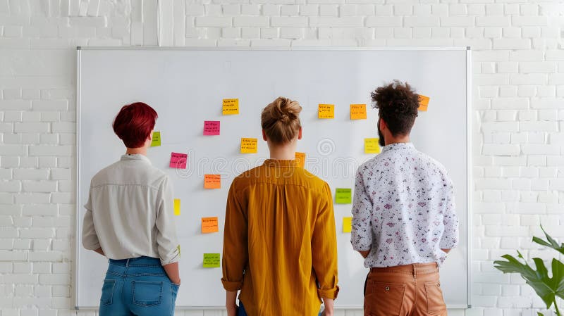 Team Brainstorming Session stock illustration. Illustration of ...