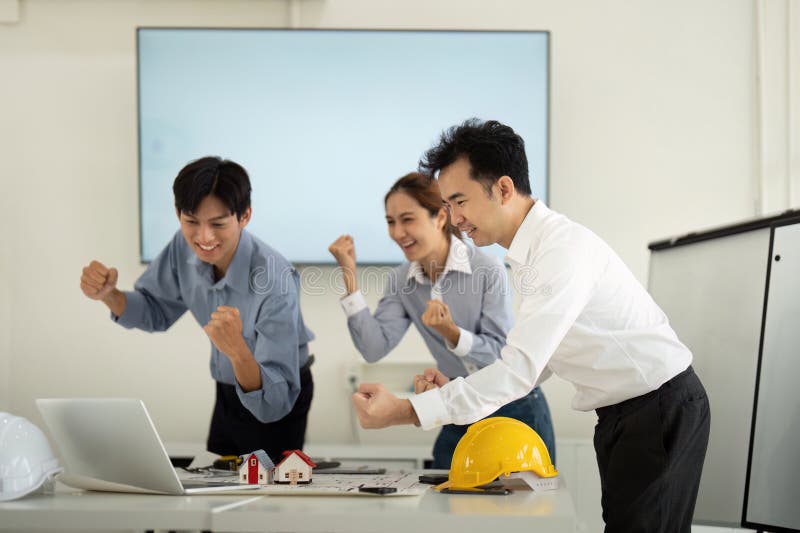 Excitement and Future Planning. Architects and Engineers Eagerly ...