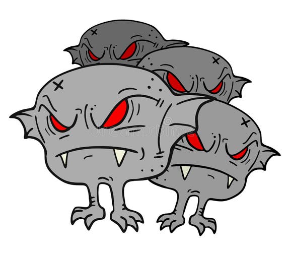 Team bug stock vector. Illustration of monster, style - 44772270