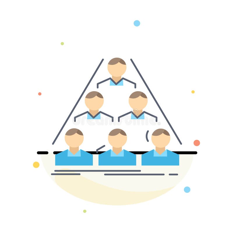 Team, Build, Structure, Business, Meeting Flat Color Icon Vector Stock ...