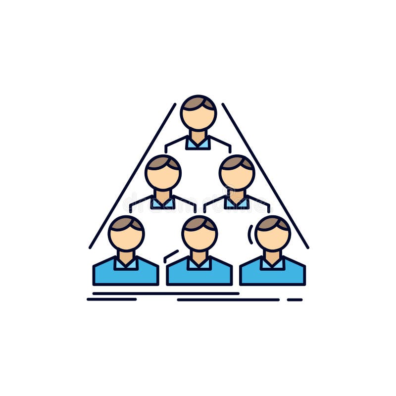 Team, Build, Structure, Business, Meeting Flat Color Icon Vector Stock ...