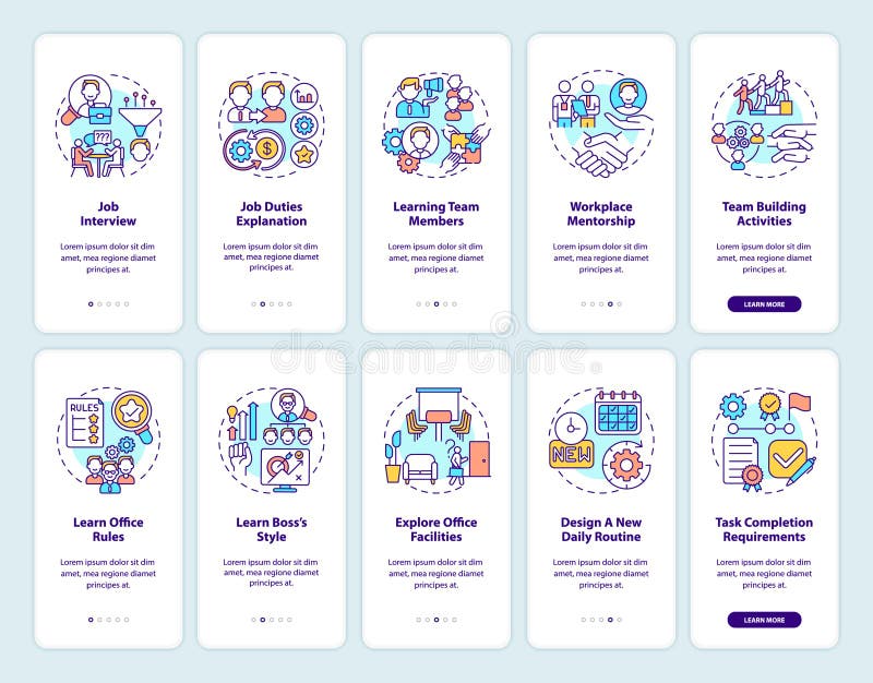 Team Building Brochure Template Layout Stock Vector - Illustration of ...