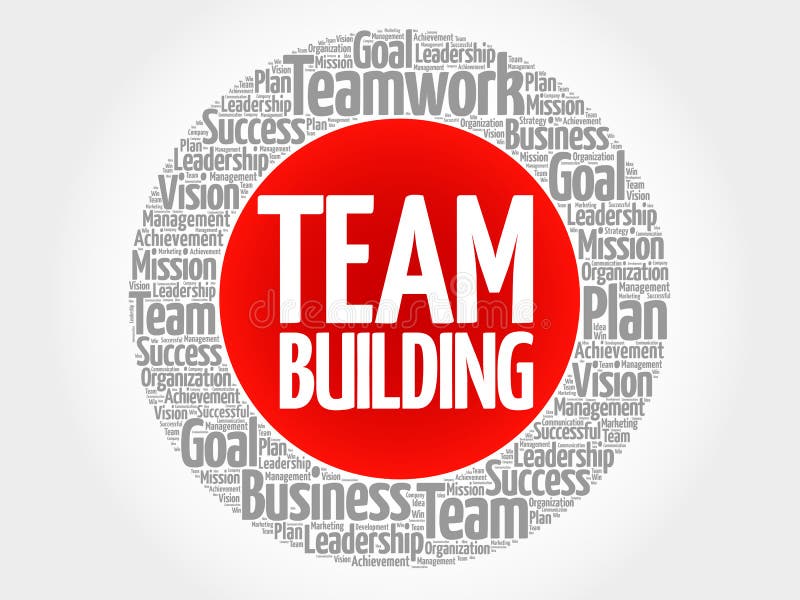 TEAM BUILDING word cloud stock illustration. Illustration of collage ...