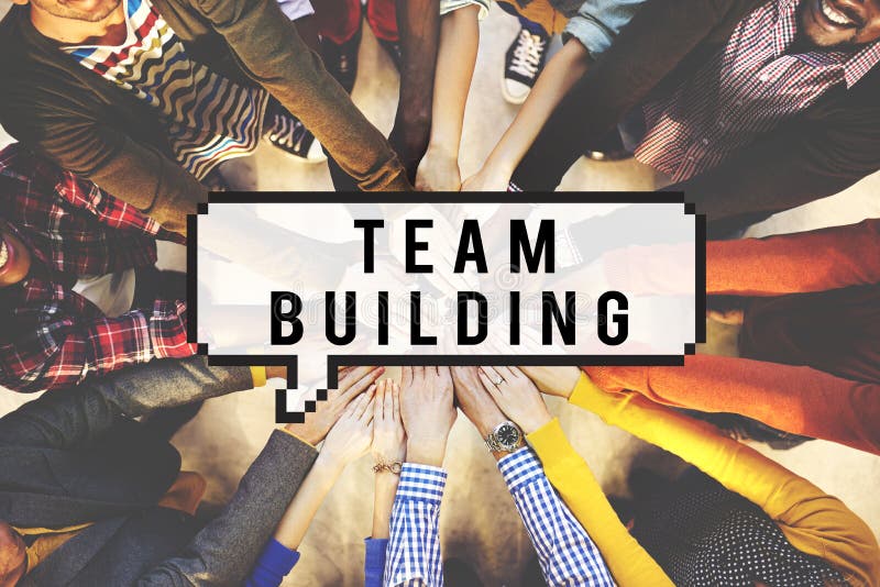 Team Building Collaboration Business Unity-Groep Concept Stock Foto ...