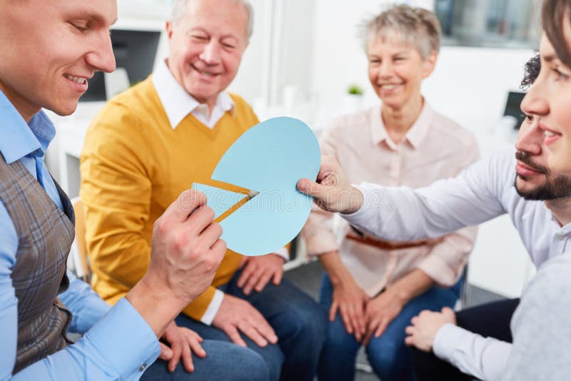 Team Building Exercise in Workshop Stock Image - Image of graph ...