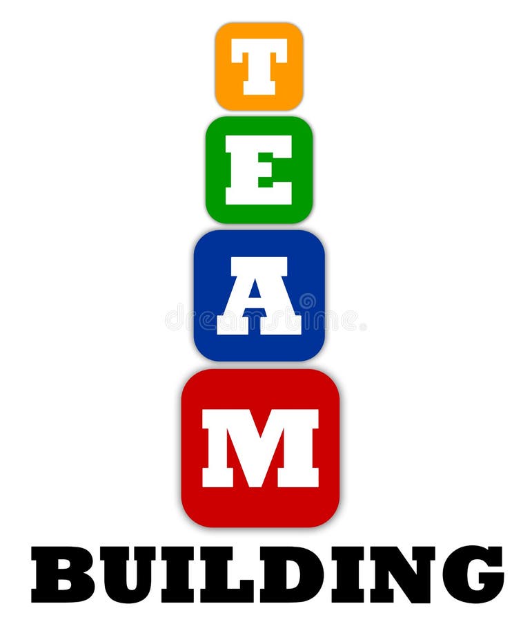 Team building logo stock illustration. Illustration of cubes - 11797517