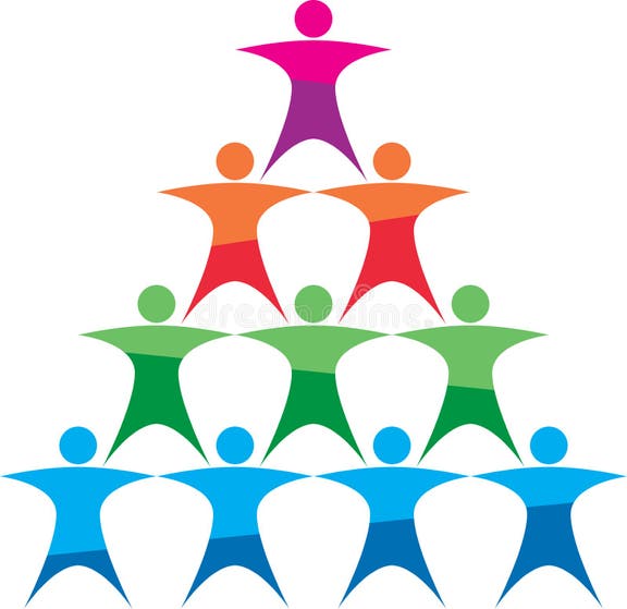 Team building logo stock vector. Illustration of clip - 39052255