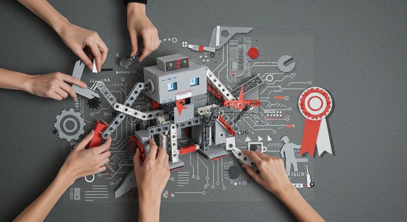 Team Building Robot Construction: Collaborative Innovation and Teamwork ...