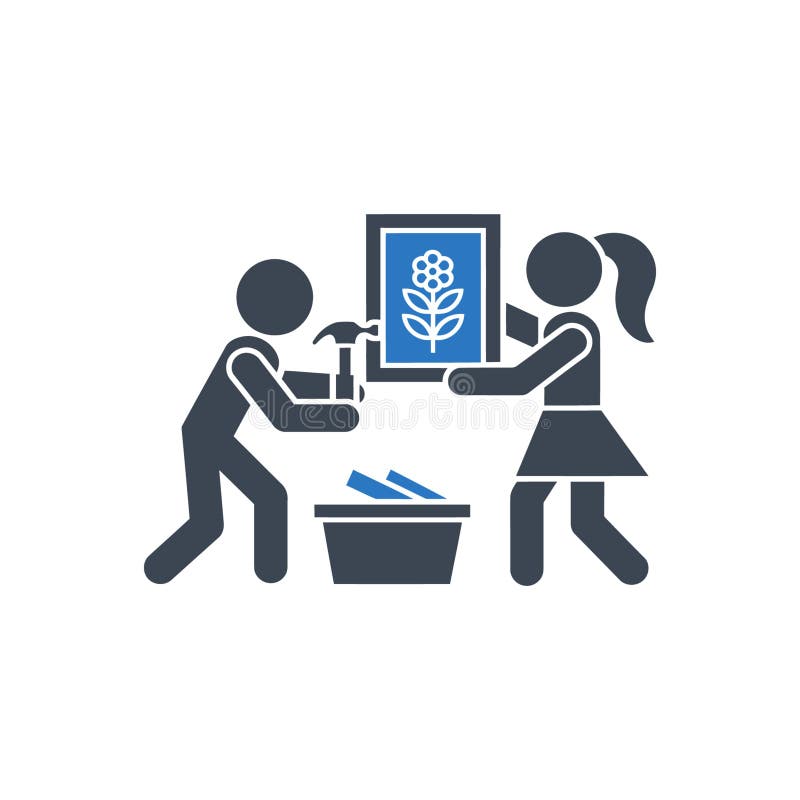 Team Building Together Icon Stock Vector - Illustration of tools ...