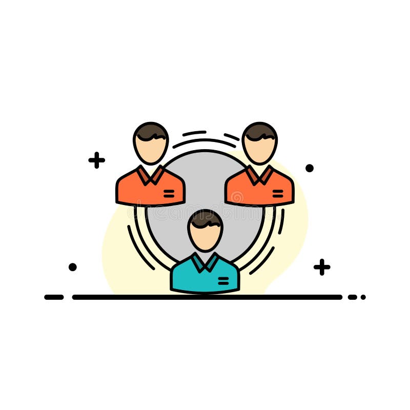 Communication, Hierarchy Icon. Simple Vector Graphics Stock Vector ...