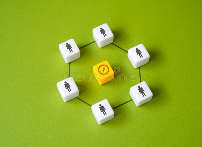 Team and Business Navigation. Explore New Directions and Trends Stock ...