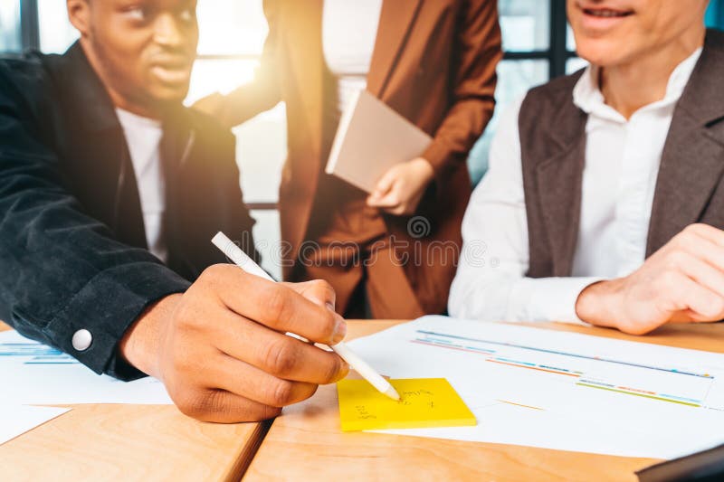 Team of Business People Work Together As Teamwork and Partner Stock ...