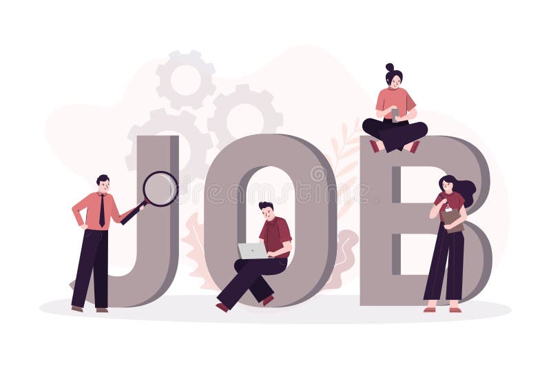 Team of Business People at Workplace Working on Solution and ...