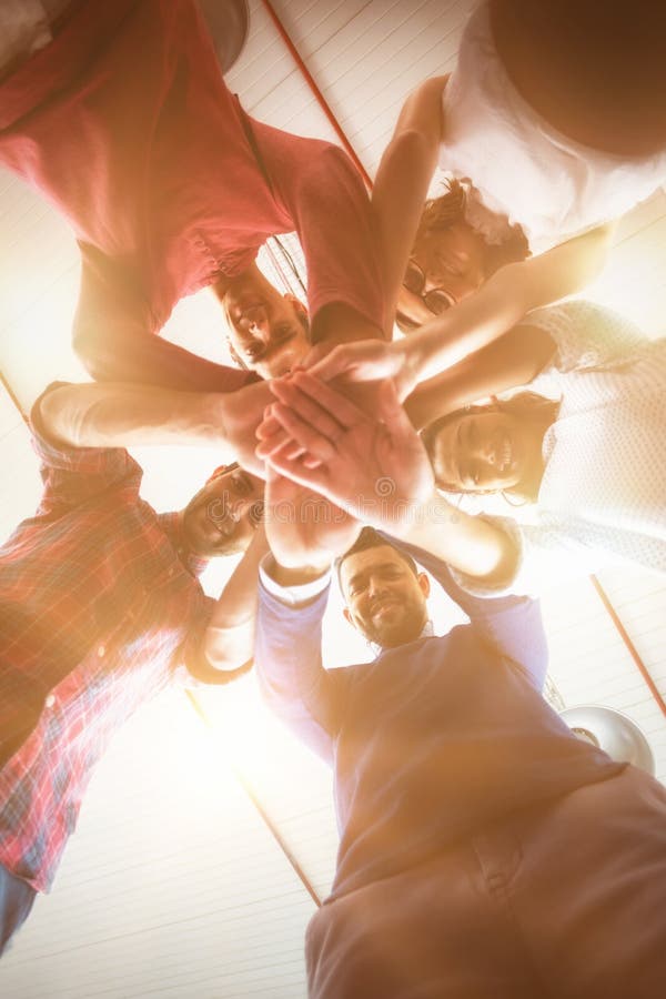 Team Businesspeople Forming Hand Stack Stock Photos - Free & Royalty ...