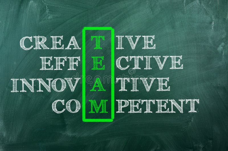 Acronym of TEAM stock photo. Image of note, idea, explaining - 25166536