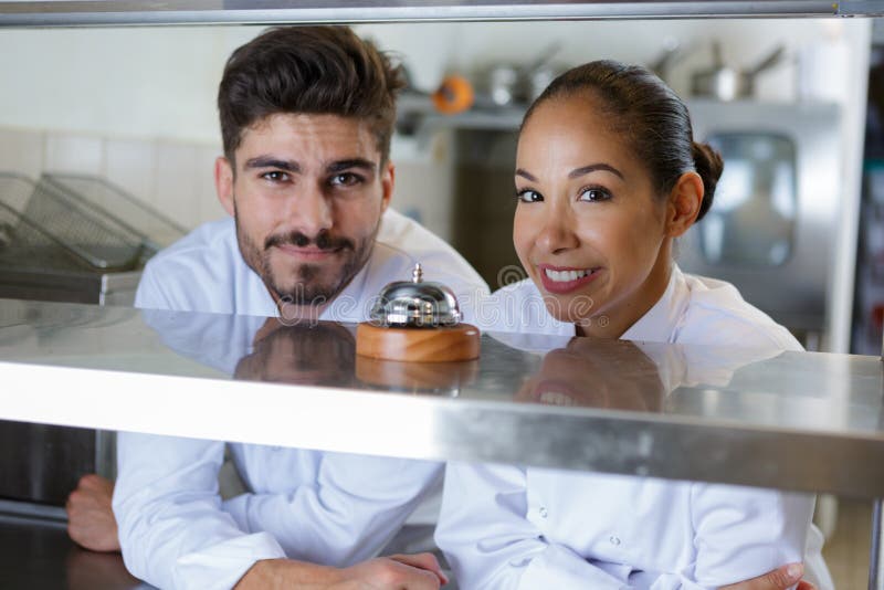 Team Chefs Waiting for Order Stock Photo - Image of chef, white: 261515076