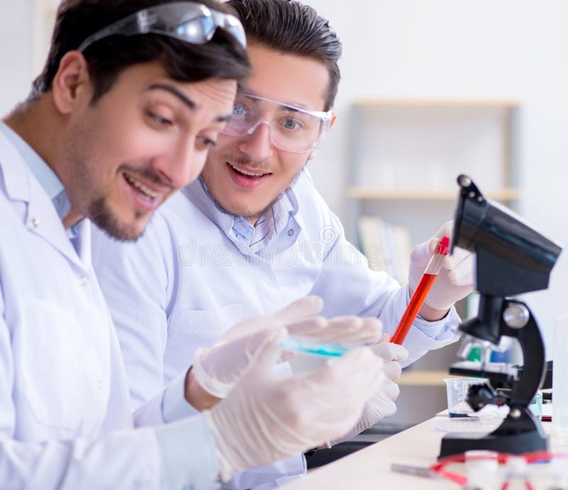 Team of Chemists Working in the Lab Stock Image - Image of discovery ...
