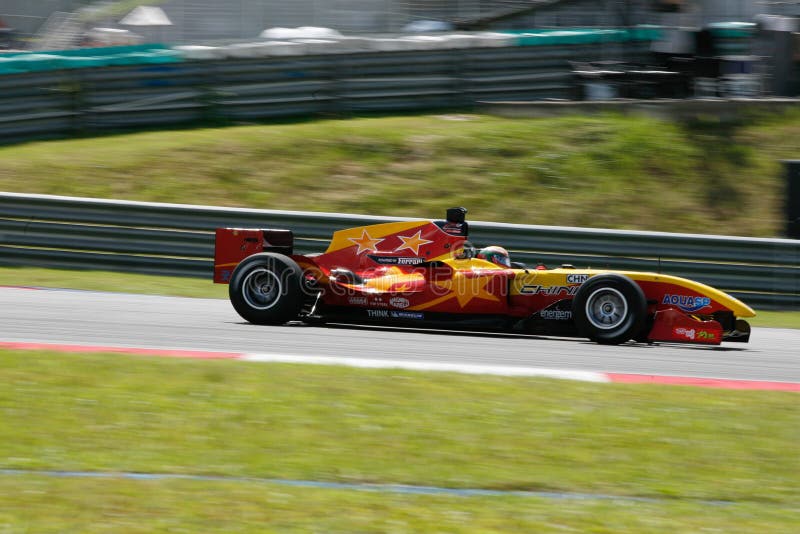Team China S Car Racing on the Tracks Editorial Stock Image - Image of ...