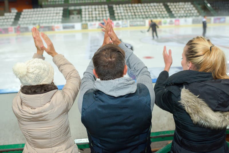 Team club fans stock image. Image of zone, puck, equipment - 174508165