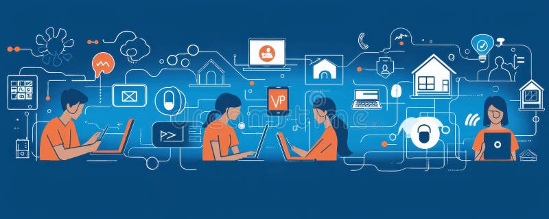 Team Collaborating on a Digital Platform in a Modern Technology ...