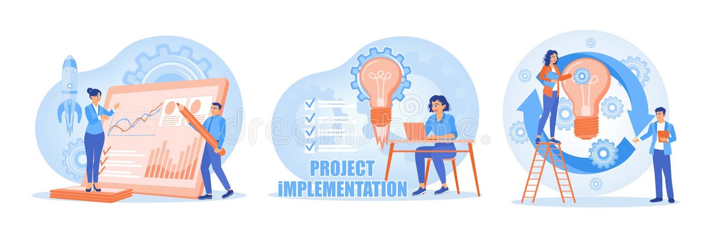 Implementation Process Stock Illustrations – 8,392 Implementation ...