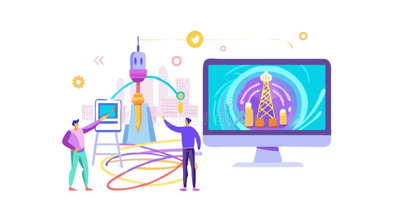 Team Collaborating on Rocket Project, Innovation, Startup, Vector Design Generative AI Stock ...