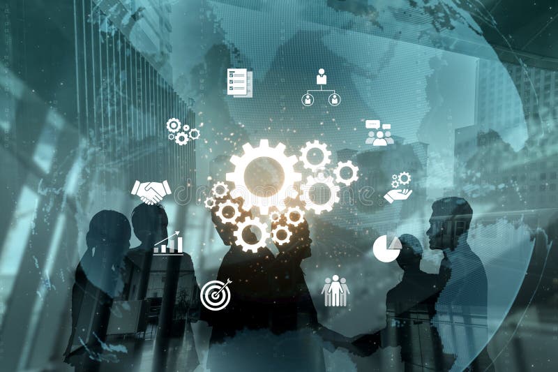 Team Collaboration for Business Success Vouch Stock Image - Image of ...