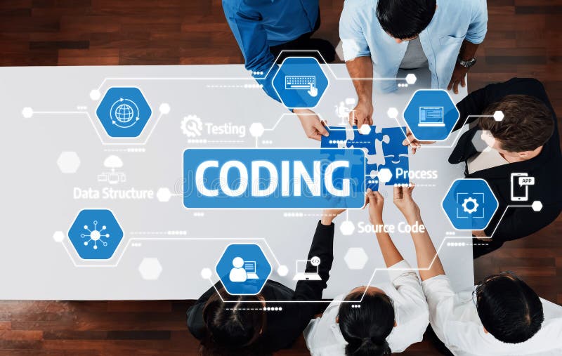 176 Developer Debugging Source Code Algorithm Stock Photos - Free ...