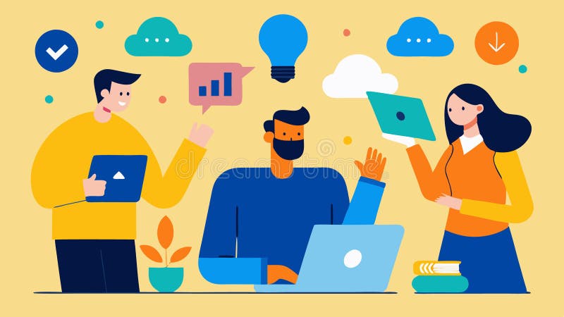 Team Collaboration a Creative Director Facilitating a Collaborative ...