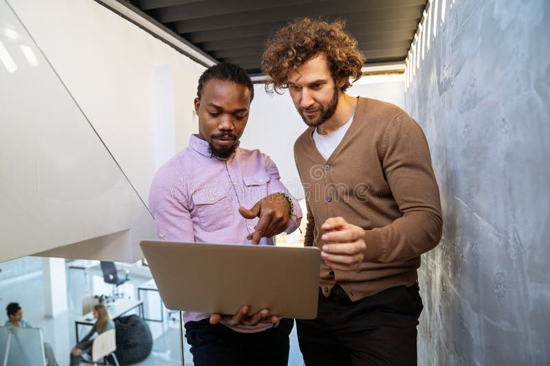 Team Collaboration and Digital Transformation with Colleagues Sharing ...