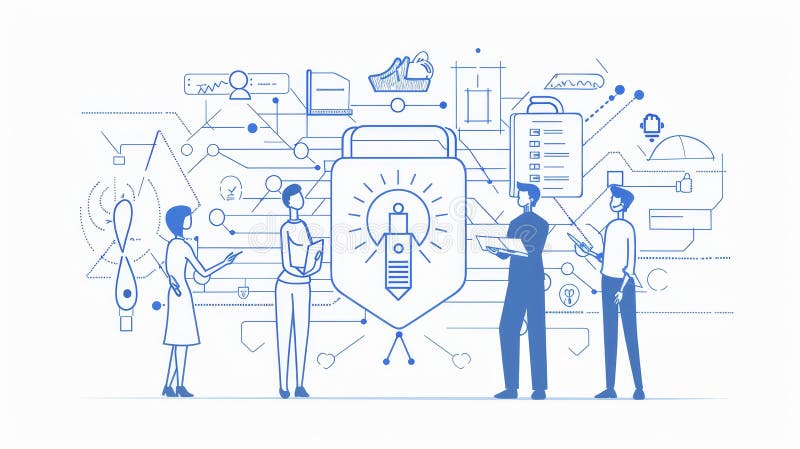 Team Collaboration for Innovation and Growth a Team of Four Individuals ...