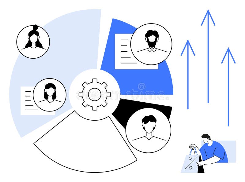 Team Collaboration and Productivity Enhancement Concept with Profiles ... Team Collaboration and Productivity Enhancement Concept with Profiles ...
