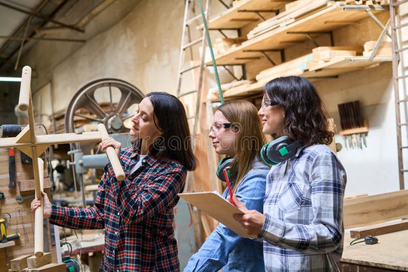 Team Collaboration and Skill Development in a Busy Lumberyard Workshop ...