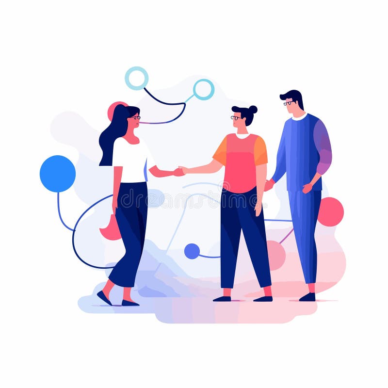 Team Collaboration Vector Flat Minimalistic Isolated Illustration Stock ...
