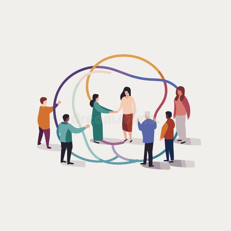 Team Collaboration Vector Flat Minimalistic Isolated Illustration Stock ...