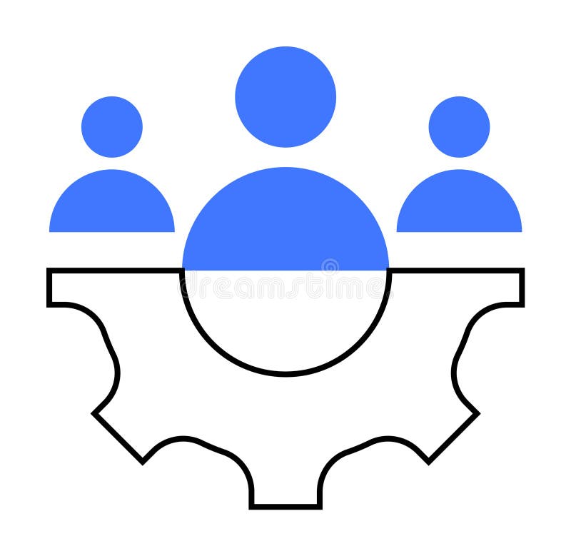 Team Collaboration and Workforce Management Concept in Vector Art Style ...