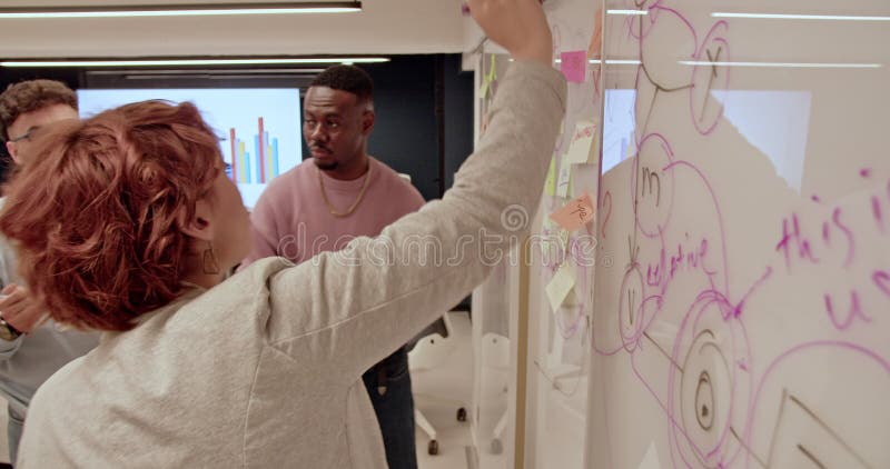 A Team Collaboratively Brainstorming, Sharing Innovative Ideas, and ...