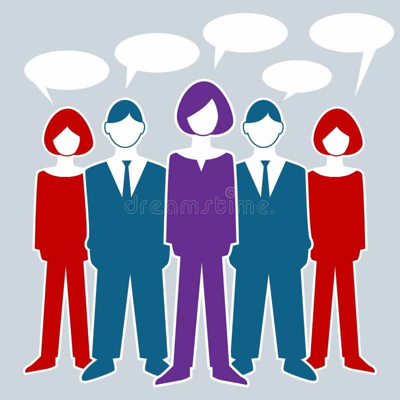 Team Communication stock illustration. Illustration of business - 20617751
