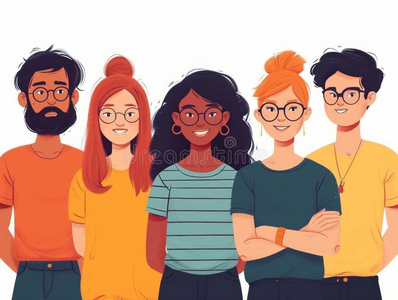 Team Communication in Minimalistic Office AI Generated Stock ...