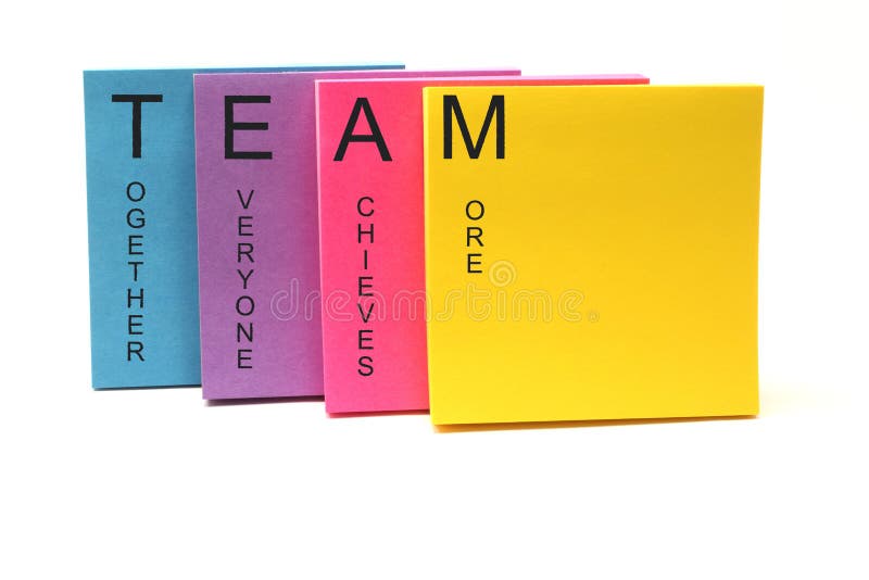 Team Together Everyone Achieves More Stock Photo - Image of achieves ...