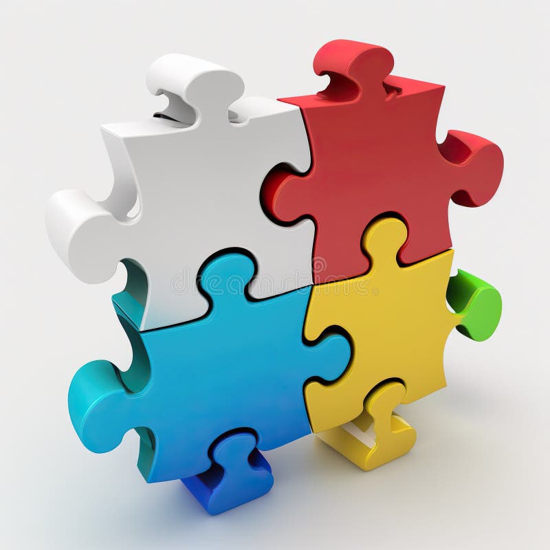 Team Connection Strategy Partnership Support Created with Generative AI ...